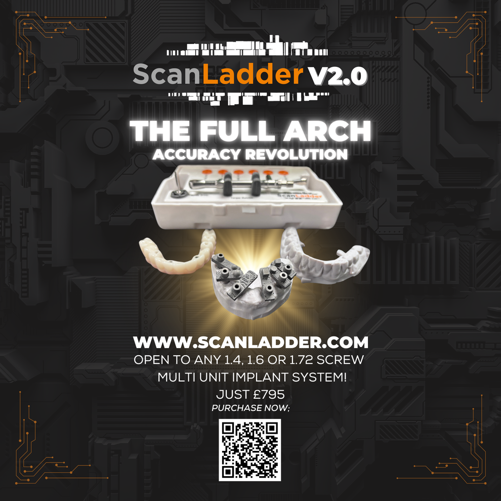 Scan Ladder Titanium Direct Kit for Precise Full Arch