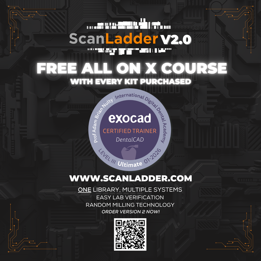 Scan Ladder Titanium Direct Kit for Precise Full Arch